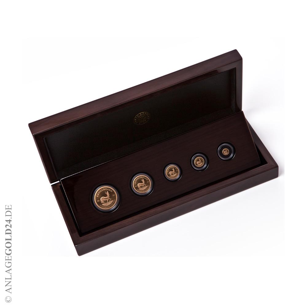 # 5 Coin Gold Krügerrand Fractional Set 2025 --> Goldmünzen ...