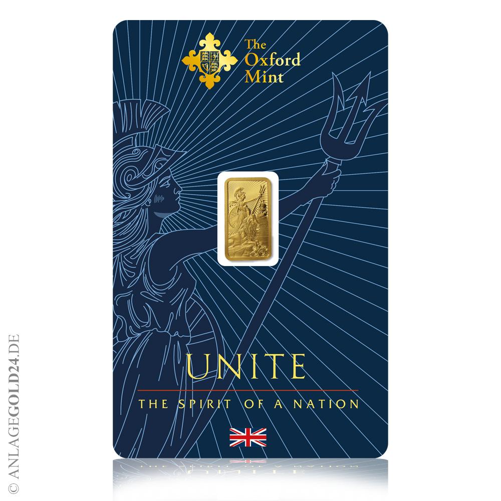 1 Gramm Goldbarren Oxford Mint Britannia --> Goldmünzen Silbermünzen ...
