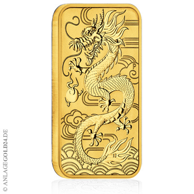 1 oz Gold Dragon Rectangle 2018 --> Goldmünzen Silbermünzen Goldbarren ...