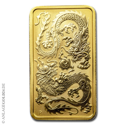 1 oz Gold Dragon Rectangle 2020 --> Goldmünzen Silbermünzen Goldbarren ...