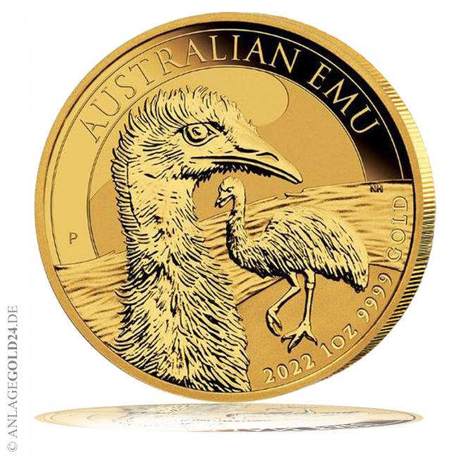 1 oz Gold Emu 2022 --> Goldmünzen Silbermünzen Goldbarren | Anlagegold24