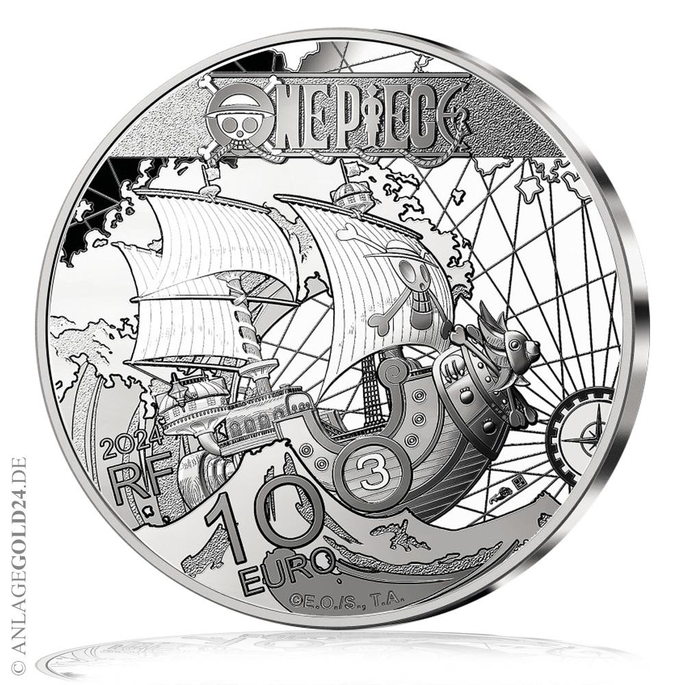 10 Euro Silber One Piece 2024 PP --> Goldmünzen Silbermünzen Goldbarren ...
