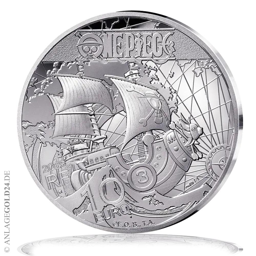10 Euro Silber One Piece 2025 PP --> Goldmünzen Silbermünzen Goldbarren ...
