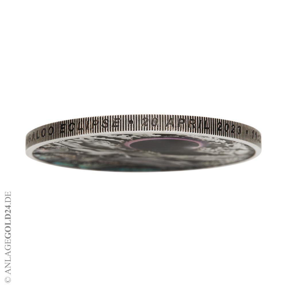 2 oz Silber Ningaloo Eclipse Antiqued Coloured Coin 2023 --> Goldmünzen ...