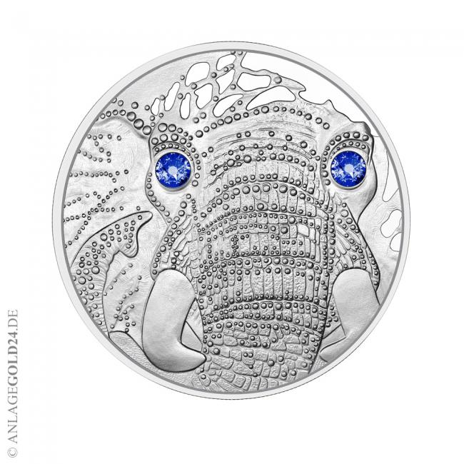 20 Euro Silber Augen der Kontinente - Afrika - Ruhe des Elefanten 2022 ...