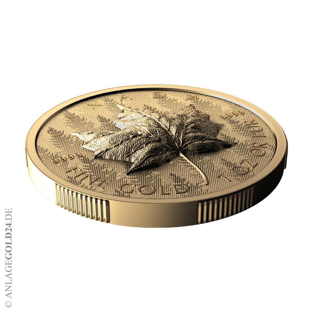 200 Dollar Gold Ultra High Relief Maple Leaf 2024 --> Goldmünzen ...