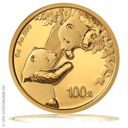 8 Gramm Gold Panda 2023 --> Goldmünzen Silbermünzen Goldbarren ...