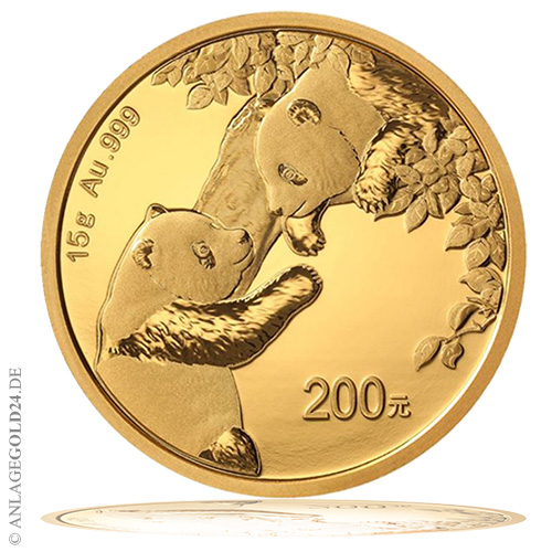 15 Gramm Gold Panda 2023 --> Goldmünzen Silbermünzen Goldbarren ...