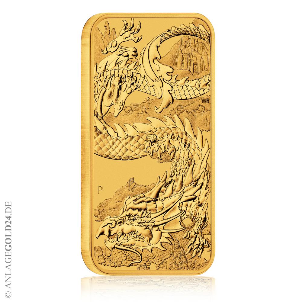 1 oz Gold Dragon Rectangle 2023 --> Goldmünzen Silbermünzen Goldbarren ...