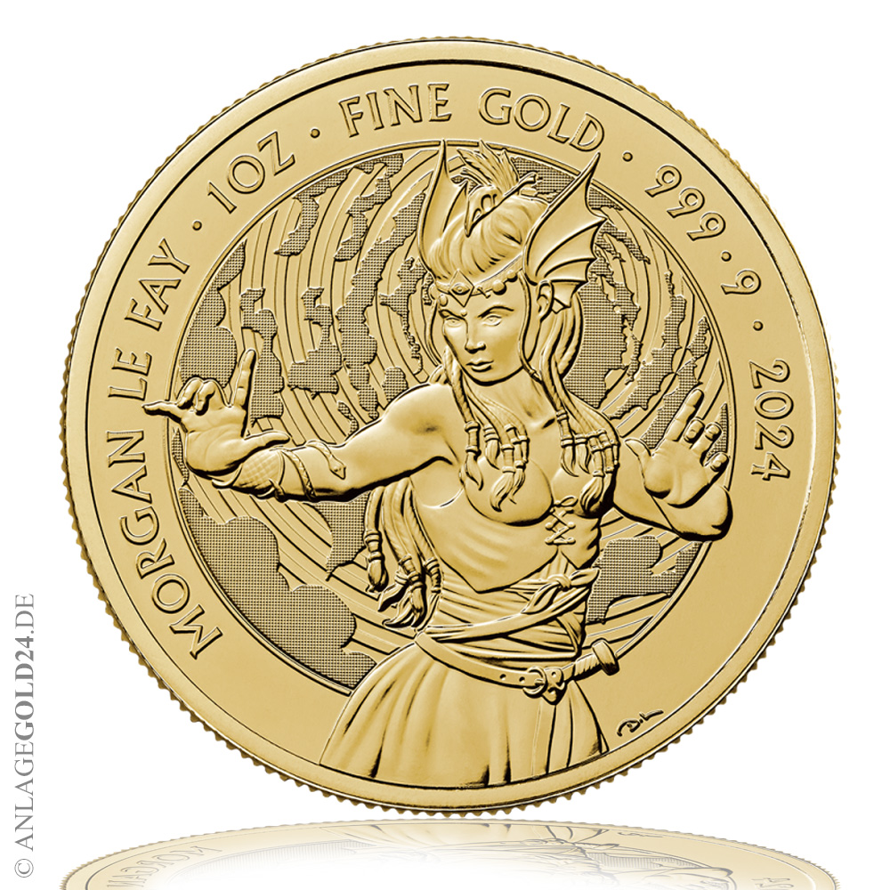 1 oz Gold Myths and Legends Morgan la Fay 2024 --> Goldmünzen ...