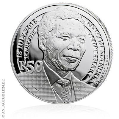 4-Coin-Set Nelson Mandela 2018 PP --> Goldmünzen Silbermünzen ...