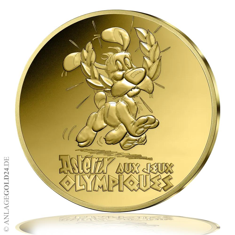 5 Euro Gold Asterix bei den Olympischen Spielen 2024 PP --> Goldmünzen ...