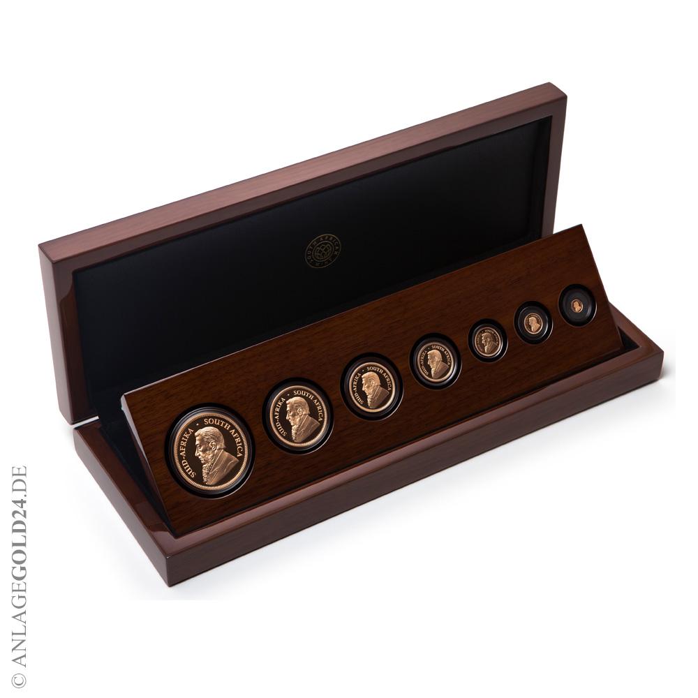 7 Coin Gold Krügerrand Prestige Set 2024 --> Goldmünzen Silbermünzen ...