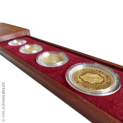 Australien 4-Coin Gold Nugget Proof Set 1987 --> Goldmünzen ...