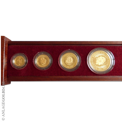Australien 4-Coin Gold Nugget Proof Set 1987 --> Goldmünzen ...